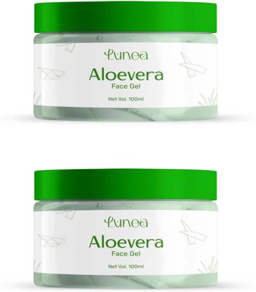 Lunea Aloe Vera Gel (Pack of 2) | For Hydrated & Soothing Skin Price in ...