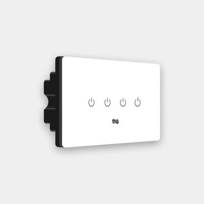 iotics Smart Touch Switch for 4 Lights, Remote, Mobile App, Alexa ...