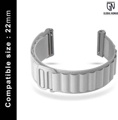 GLOBAL NOMAD 22MM-NYLON ALPINE LOOP SMART WATCH REPLACEMENT BAND FOR ...