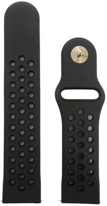 Melfo Dual Design Rubber Strap Compatible with Goqii Smart Vital Smart ...