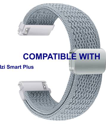 ACM WSM46H20GY2657 Watch Strap Woven Braided Magnetic Belt 20mm for Izi ...