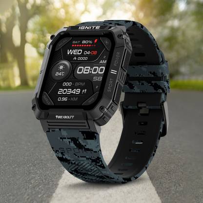 Fire-Boltt Combat 49.5mm (1.95) Display, Rugged Outdoor Design, Voice ...