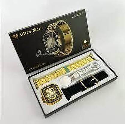 zdea S9 Ultra Gold Touch Watch 25+ New Features Music Camera Operate ...
