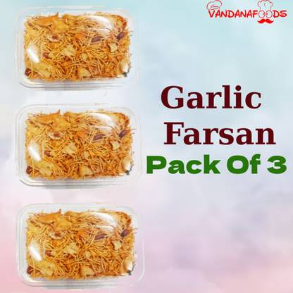 Vandana foods Garlic Farshan (Pack OF 3) Price in India - Buy Vandana ...