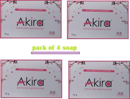 Akira Anti Acne skin Lightening (PACK OF 4*75GM) - Price in India, Buy ...