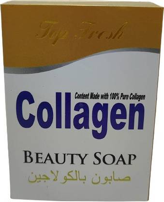 Top Fresh COLLAGEN BEAUTY SOAP (CONTENT MADE WITH 100% PURE COLLAGEN ...