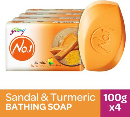 Godrej No.1 Sandal & Turmeric Bath Soap - Price in India, Buy Godrej No ...