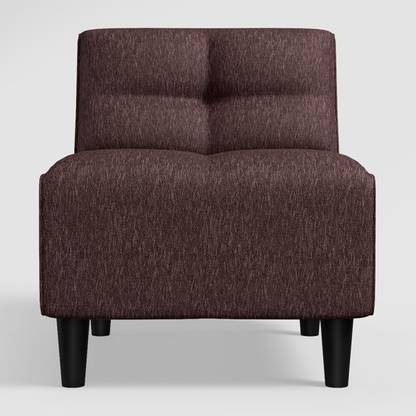Godrej Interio Suez 1 Seater Fabric Sofa 3 Year Warranty, Fabric, Brown ...