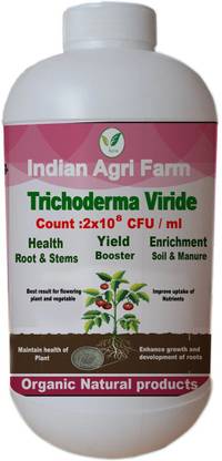 IAgriFarm Liquid Trichoderma viride - 1 Litre with Count :2*10^8 CFU/ ml Manure, Potting Mixture ...