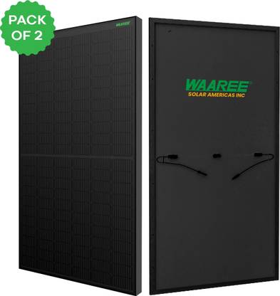 WAAREE 405 Watt Each All Black Mono Perc Solar Panel Price in India ...