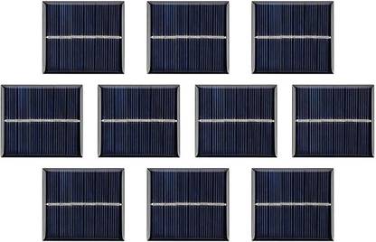 Gadariya King 10Pcs 6V100mA Micro Solar Panels Cells Solar Epoxy Plate ...