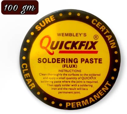 DIC Quickfix Solder Paste Flux 100gm brown rosin-rich paste 0 W Simple ...