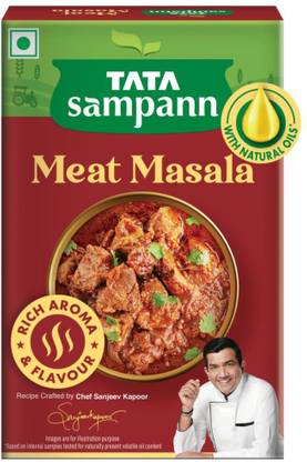 Tata Sampann Meat Masala with Natural Oils, Rich Aroma & Flavour Price ...