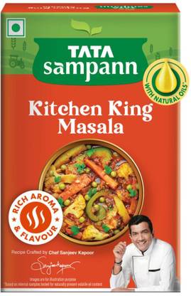Tata Sampann Kitchen King Masala with Natural Oils, Rich Aroma ...