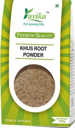yuvika Khus Root Powder -Khas - Vetiveria Zizanioides - Vetiver Root ...