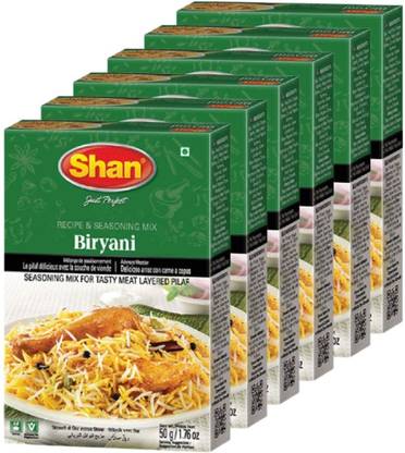 SHAN Biryani Masala (Pack of 6 Pcs) Price in India - Buy SHAN Biryani ...