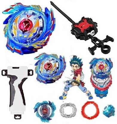 CrazyBuy Beyblade B73 God Valkyrie 6V Rb starter set with handle ...