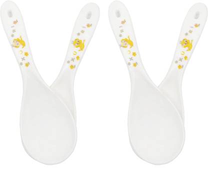 SEE INSIDE Plastic Large Soup & Desert Spoon - Pack of 4 Plastic ...