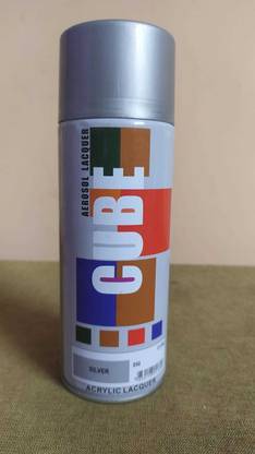 Cube Spary Paint Silver Spray Paint 600 ml Price in India - Buy Cube ...