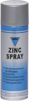 Aerol Zinc Rich Cold Galvanizing (Silver Coating), Grade 3060 Spray ...