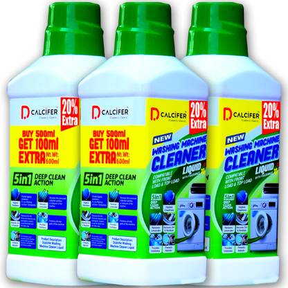 Dcalcifer Washing Machine Drum Cleaner liquid Deep Descaler Top Front ...