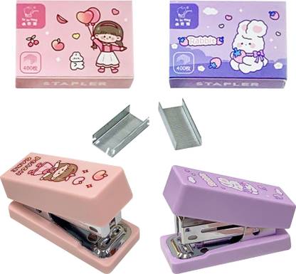 Flipkart.com | WISHKEY Manual Pin Round Edged Compact Stapler Set with ...