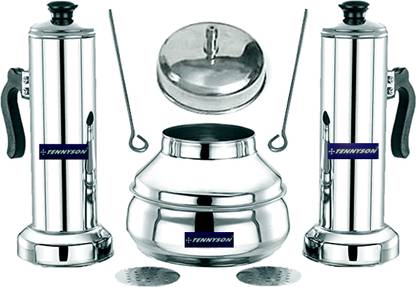 TENNYSON BELLY PUTTU STEAMER DUAL PIPE / PUTTU MAKER Stainless Steel ...