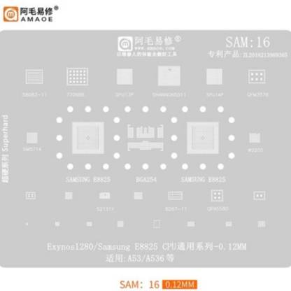 AKT AMAOE SAM-16 STENCIL Power Amplifier IC Chip Reball IC Pin Heat Tin ...