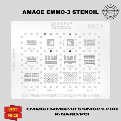AKT AMAOE EMMC-3 STENCIL For EMMC/EMMCP/UFS/UMCP/LPDDR/NAND/PCI BGA162 ...