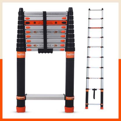 Bathla 9.5ft Telescopic Ladder | 2-Year Warranty | Made in India (10 ...