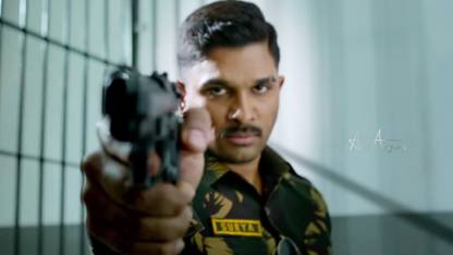 Online Collections 30.48 cm allu arjun Sticker allu arjun Poster for ...