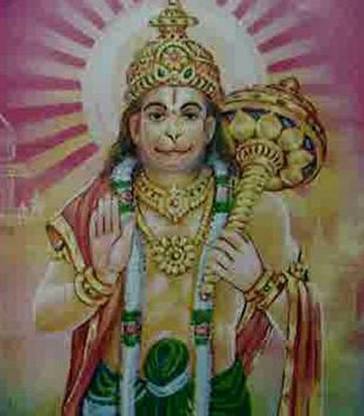 Lord Hanuman Ji Poster, bal hanuman ji POSTER, God Poster for Wall | A3 ...