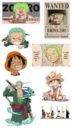 Yaduvanshi 5 cm ZORO ANIME PHONE STICKERS Self Adhesive Sticker Price ...