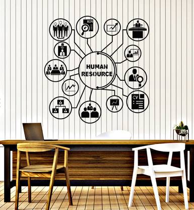 DECORNDECOR 60 cm HUMAN RESOURCE HR office motivation quotes wall ...