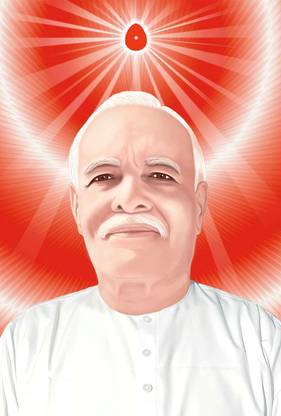 ShubhFly 47 cm Brahma Kumaris Supreme Soul God Shiva Baba Brahma Baba ...