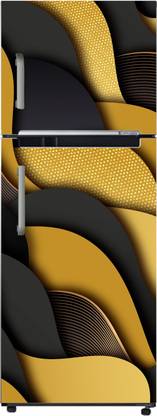 Design Decor 24 inch 3D Texture Fridge Sticker | Double Door Fridge ...