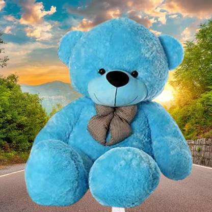 Krishna Creation 4 Feet Teddy bear BLUE color | Teddy bear for girls ...
