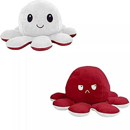 uwu Reversible Octopus Toy-Octopus Mini Plush Toy Stuffed Animal ...