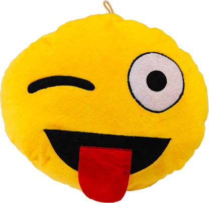 Kids Mandi Smiley Emoji Plush Pillow Cushion in Yellow Colour Best Gift ...