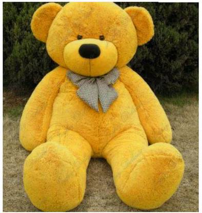 LEGAL LOVE 6 Feet Long Teddy Bear with Neck Bow Stuffed Spongy Cute ...