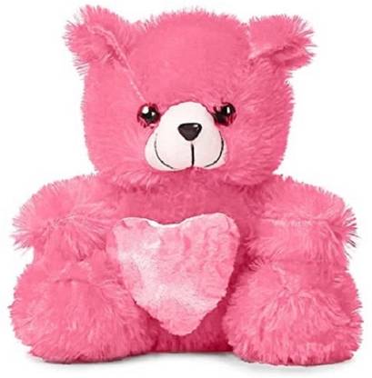 maaya Cute Pink Heart Teddy With Heart For Kids, Couple - 32 cm - Cute ...