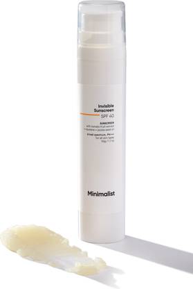 Minimalist Sunscreen - SPF 50 PA+++ SPF 40 Water & Sweat Resistant ...