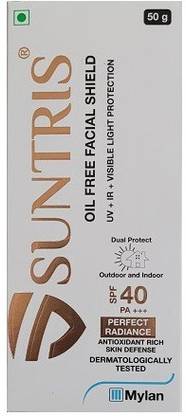 Suntris Sunscreen - SPF 40 PA+++ Oil Free Facial Shield - Price in ...