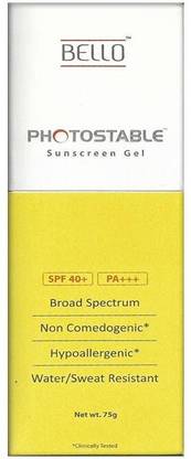 Bello photostable sunscreen gel - SPF 40 PA+++ - Price in India, Buy ...