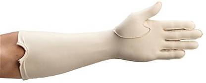 Rolyan 82737 Forearm Length Left Compression Glove Full Finger ...