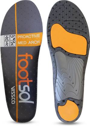 VISSCO Footsol Shoe Insoles for Medium Arch, Insoles for Heel pain ...