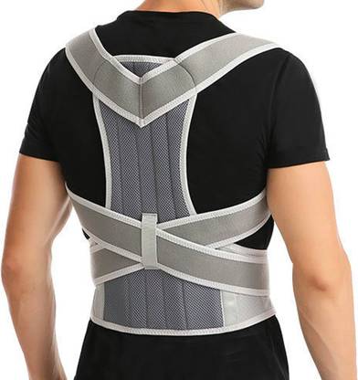 SKUDGEAR Adjustable Back Brace, Spine Correction Belt, Back ...