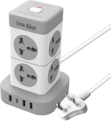 One Beat Tower 3 USB Port +1 Type-C Port with LED indicator 8 Socket Extension Boards Price in ...