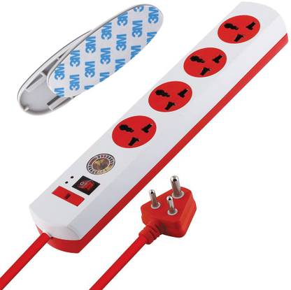 MX Spike Guard Surge Protector with 4 Universal Socket Master Switch ...