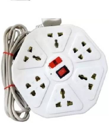 SOYEN EXSBRV12 - 08 Socket Extension Cord With single Switches 8 Socket ...